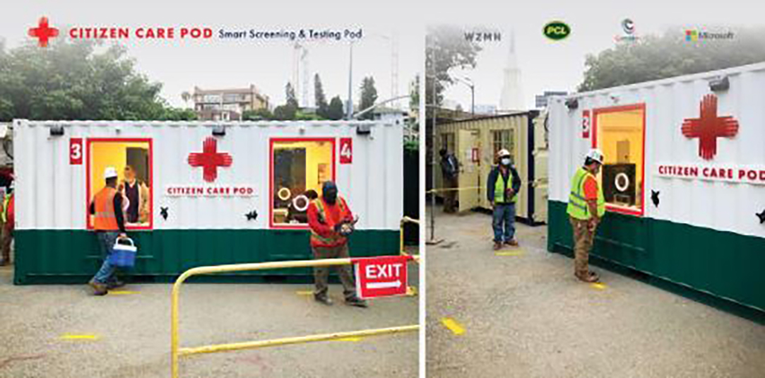citizen care pods construction site — Parkin